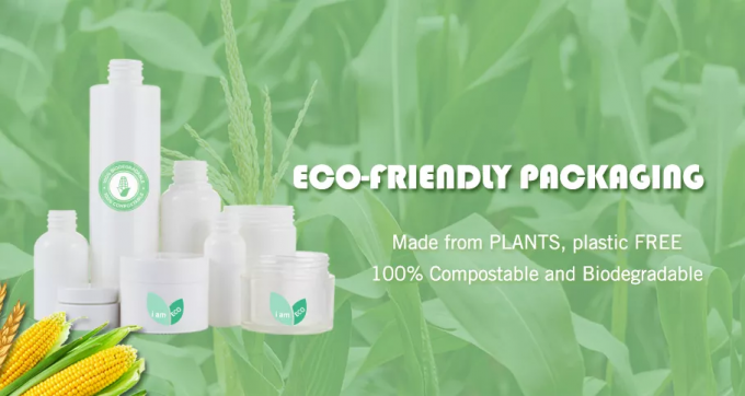 Cornstarch Plastic Bottles Compostable PLA